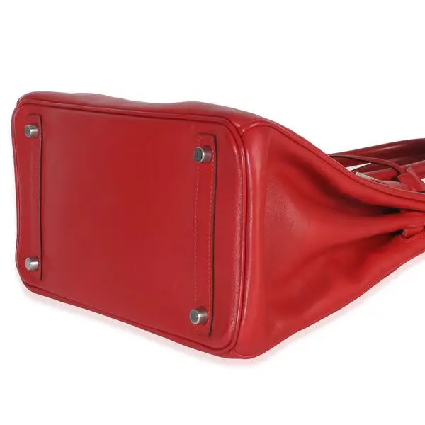 Hermès Rouge Casaque Swift Birkin 30 Phw
