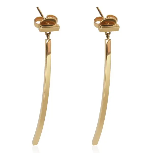 Tiffany & Co. Yellow Gold T Bar Earrings - Yellow_gold