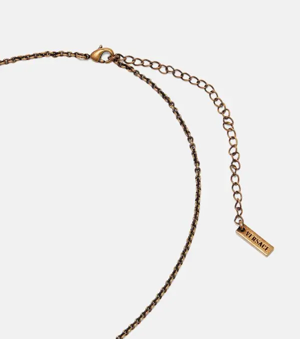 Versace Circe Pendant Necklace - Gold