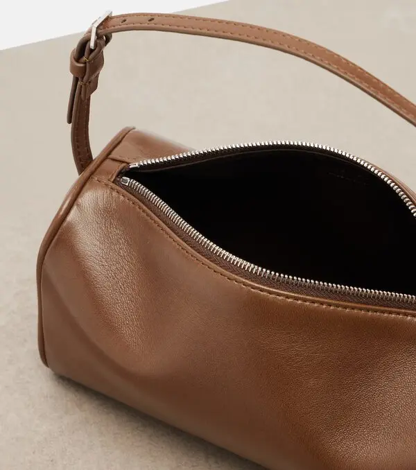 THE ROW 90s Suede Top-handle Bag - Brown