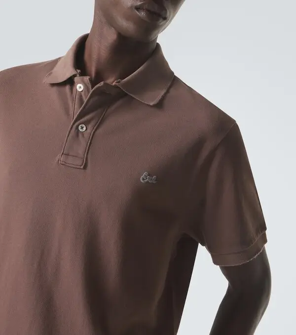 ERL Cotton Pique Polo Shirt