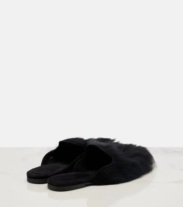Dolce & Gabbana Shearling Mules