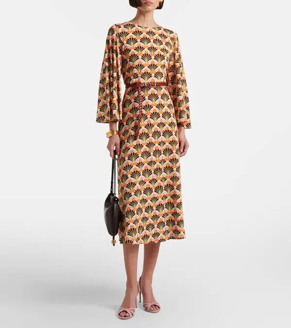 La DoubleJ Sorella Printed Midi Dress - Multicoloured