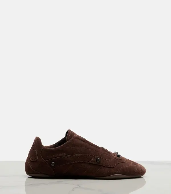 Balenciaga City Suede Lace-up Sneakers