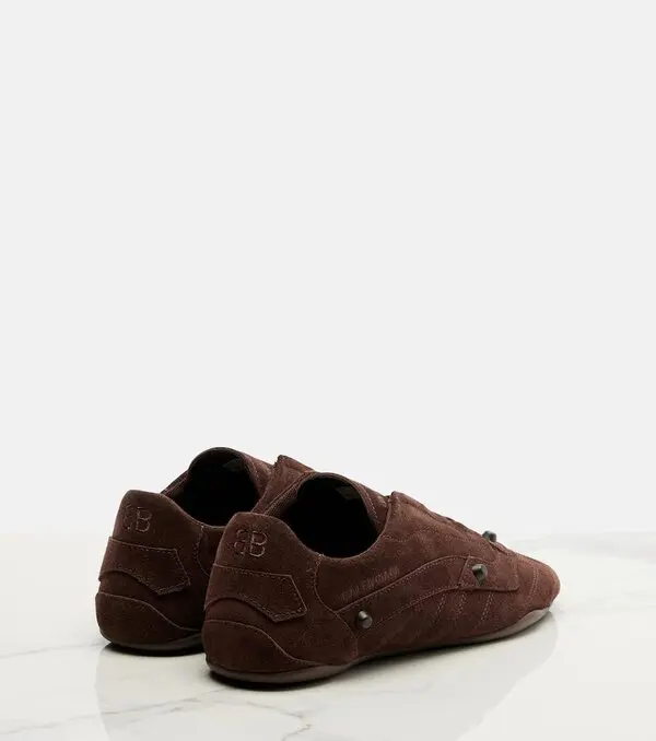 Balenciaga City Suede Lace-up Sneakers