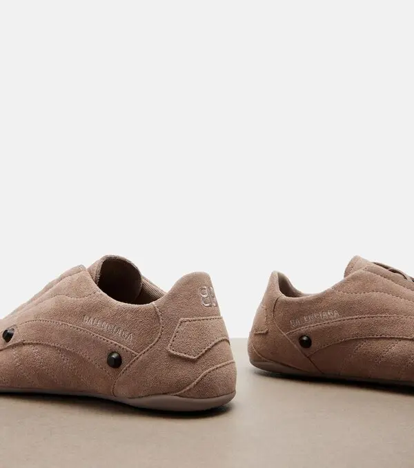 Balenciaga City Suede Sneakers - Beige