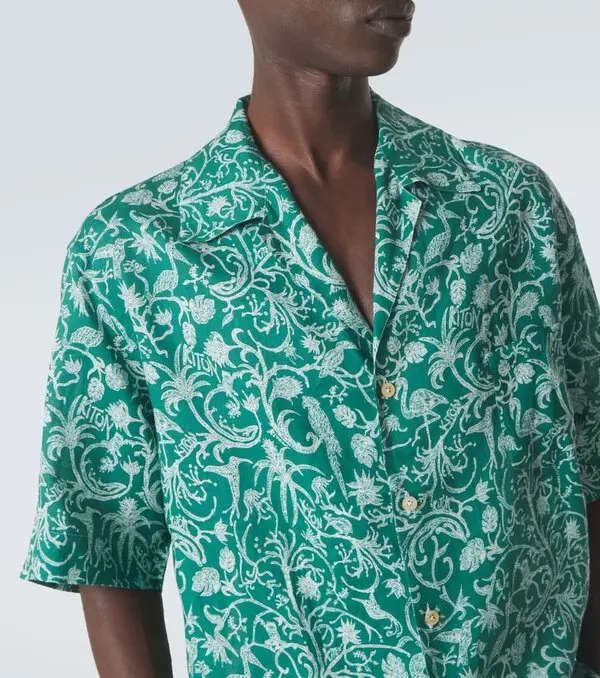 Kiton Linen Shirt - Green
