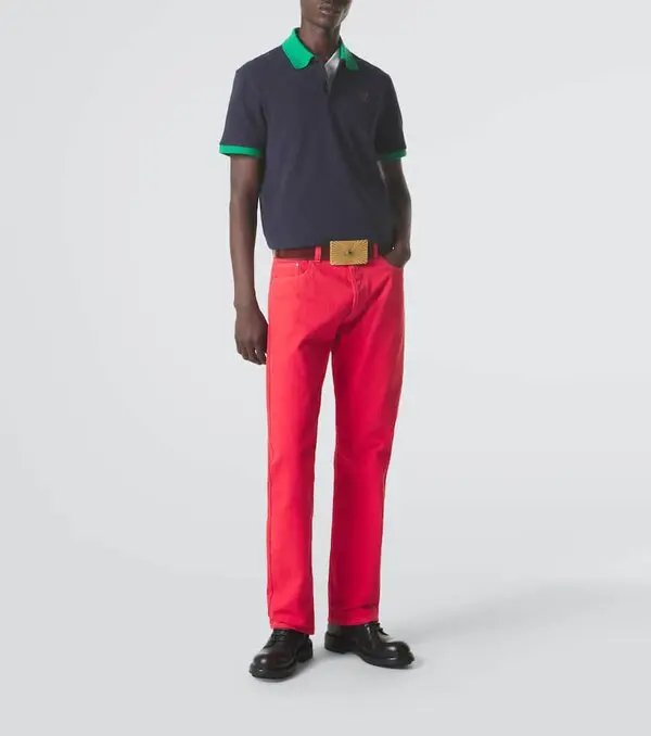 Versace Medusa Cotton Polo Shirt