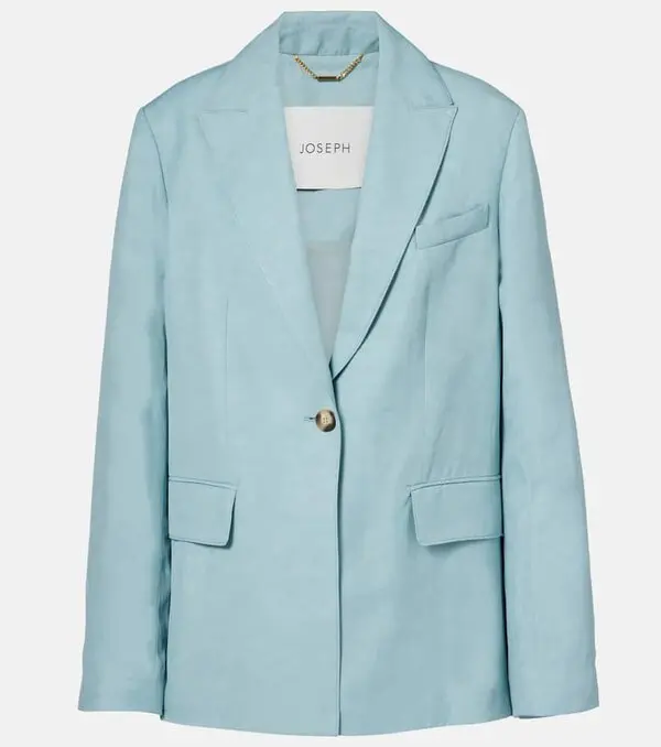 JOSEPH Rochd Chambray Blazer - Blue