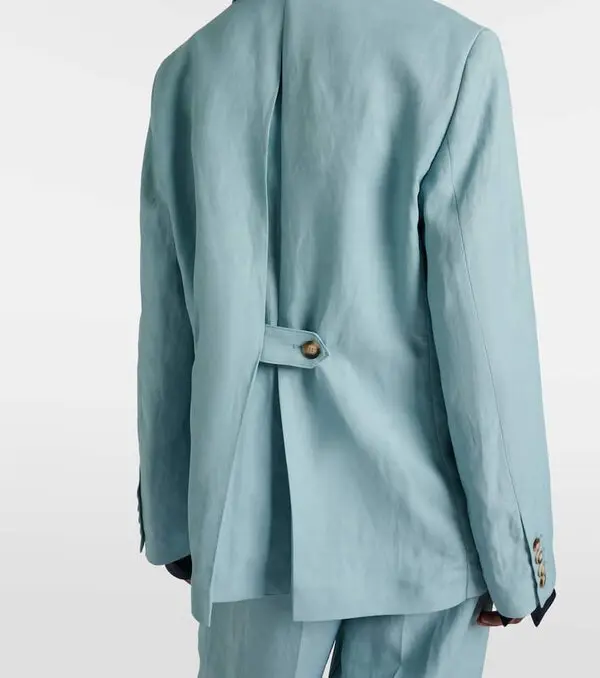 JOSEPH Rochd Chambray Blazer - Blue
