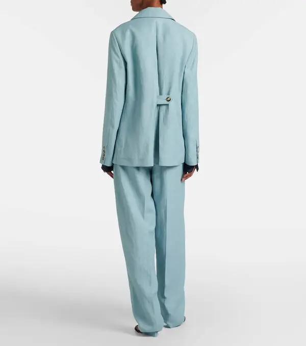 JOSEPH Rochd Chambray Blazer - Blue