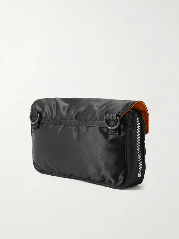 Porter-Yoshida & Co Tanker Envelope Nylon-Twill Belt Bag - Black