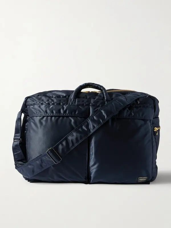 PORTER-YOSHIDA & CO Tanker Nylon-twill Duffle Bag - Blue