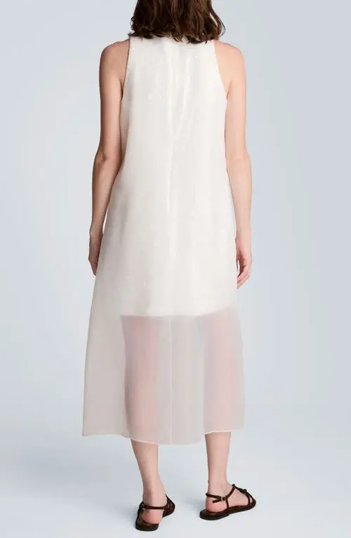 KENNETH COLE Sheer Overlay Dress