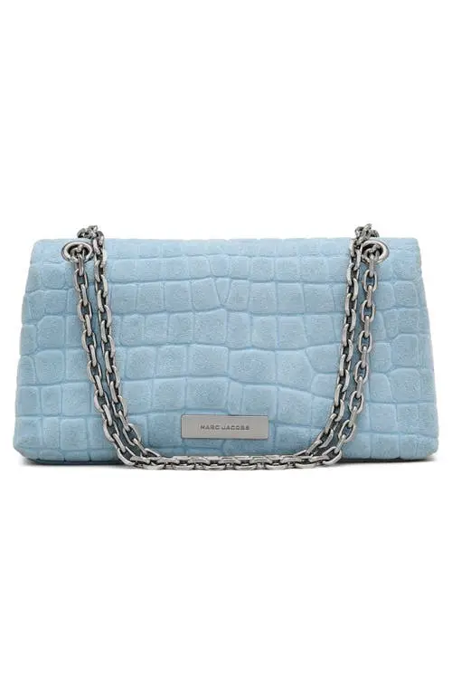 Marc Jacobs Dual Chain Strap Suede Mini Bag - Blue Mist