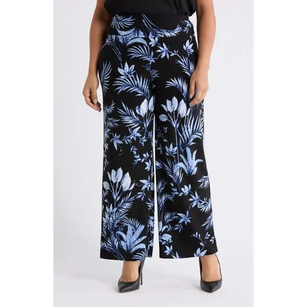 Anne Klein Pull-on Wide Leg Pants