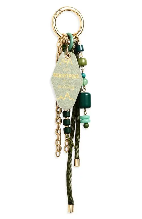 Chelsea28 Beaded Charm - Green Multi- Gold