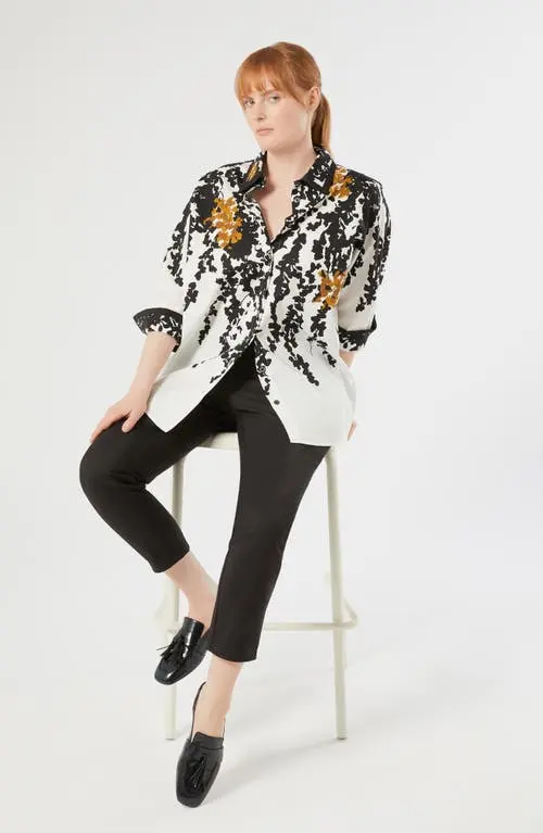 Marina Rinaldi Cotton Button-up Shirt