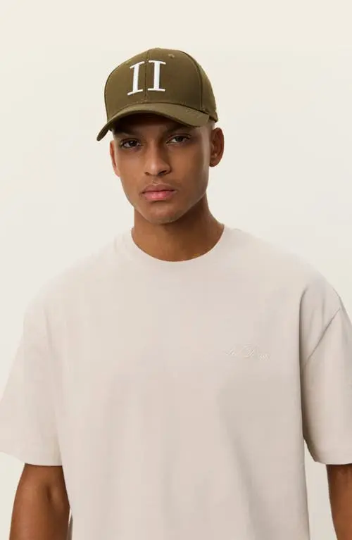 LES DEUX Crewneck Logo T-shirt - Light Sand