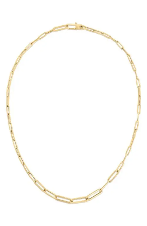 Roberto Coin Oro Open Link Necklace - Yellow