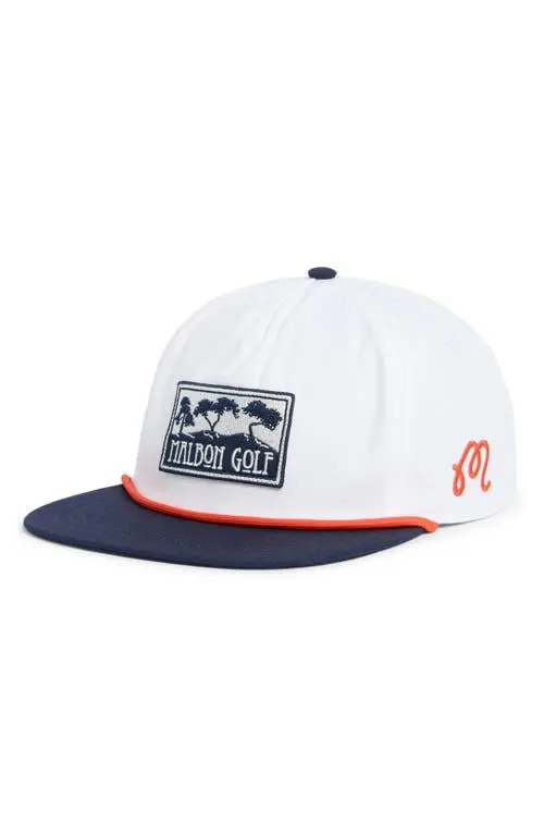 MALBON Torrey Pines Rope Snapback Cap