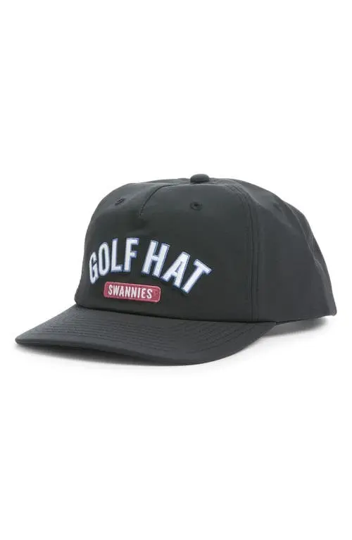 SWANNIES Charm Snapback Golf Hat - Black