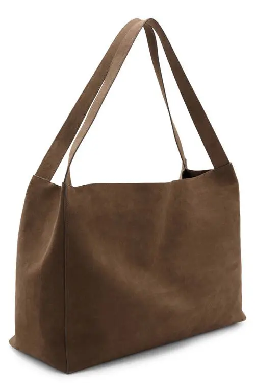 Mango Suede Shopper