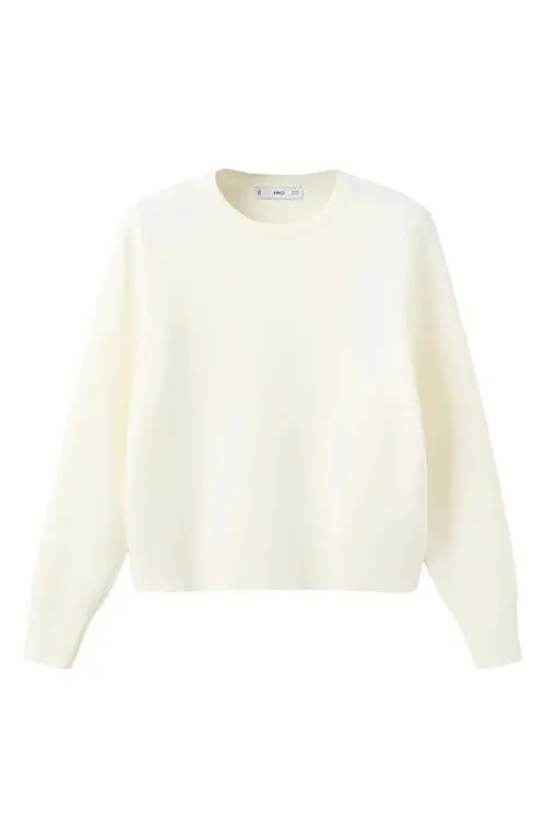 Mango Button Cuff Sweater