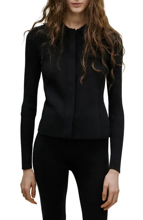 Mango Cotton Cardigan With Pockets