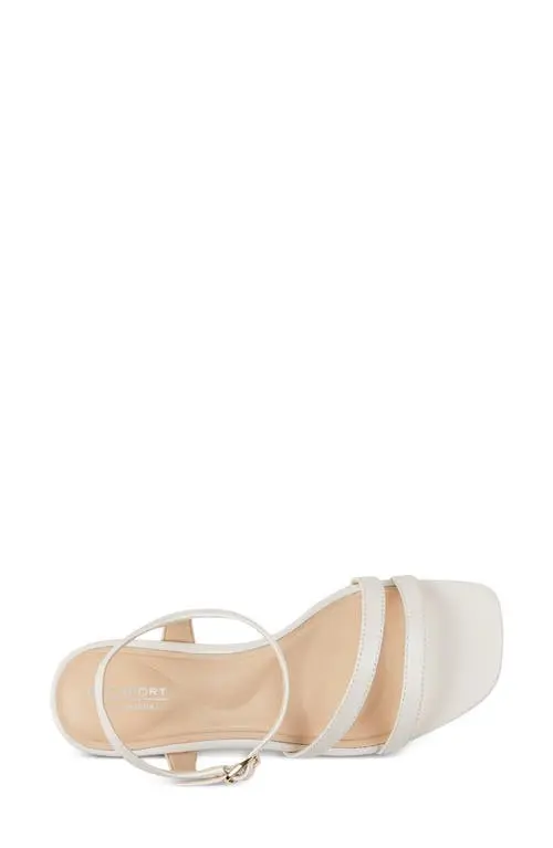 Rockport Teddy Ankle Strap Sandal - Ivory
