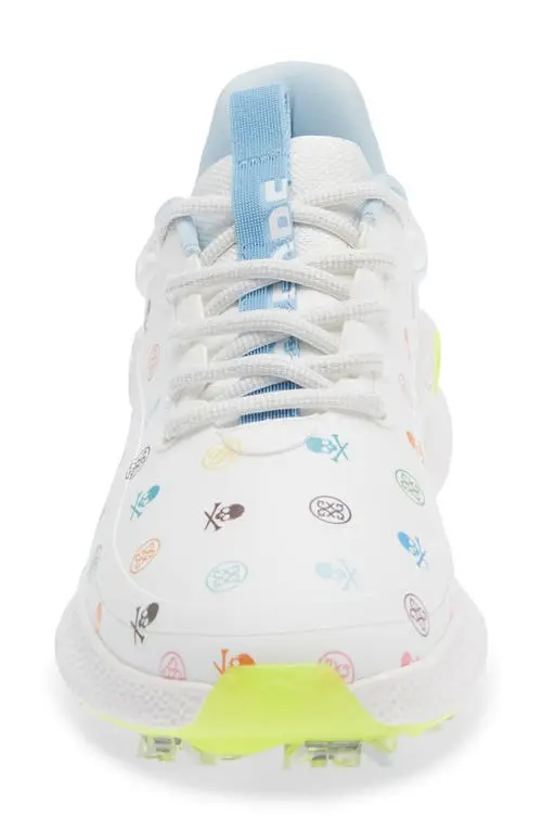 G/fore Mg4+ O2 G/lock Skulls & Tees Golf Shoe - Snow/multi