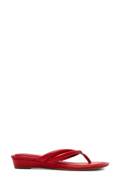 Anne Klein Wedge Thong Sandal