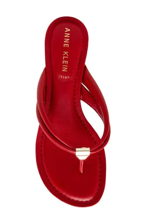 Anne Klein Wedge Thong Sandal