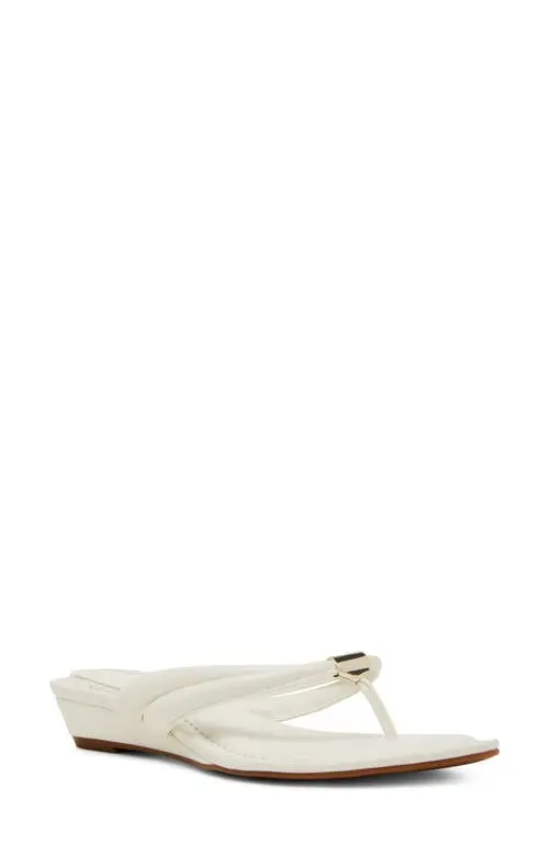 Anne Klein Bari Wedge Sandal - White