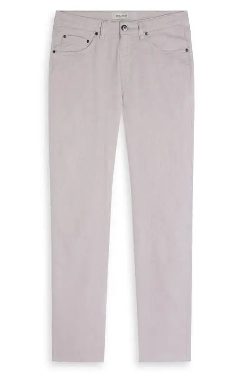 Bugatchi Straight Leg Five Pocket Pants - Almond