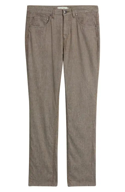 Bugatchi Straight Leg Five-pocket Pants - Tobacco