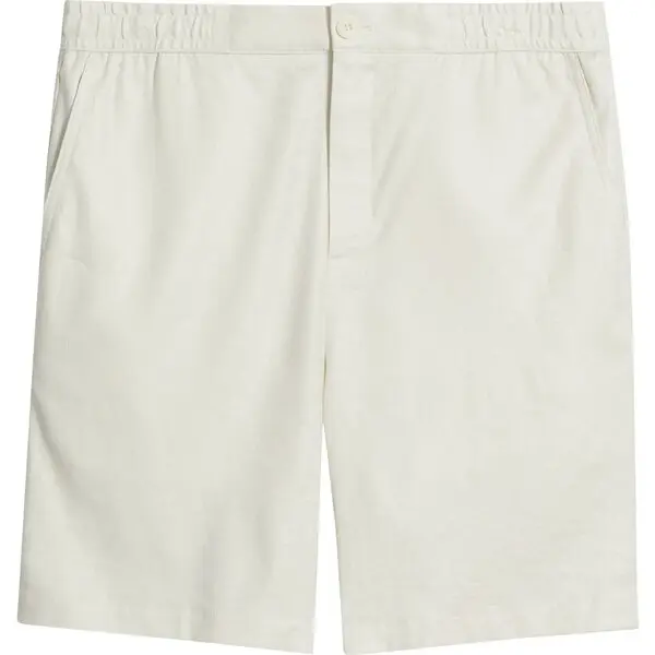 Bugatchi Aerolinen Linen Blend Shorts - Ivory