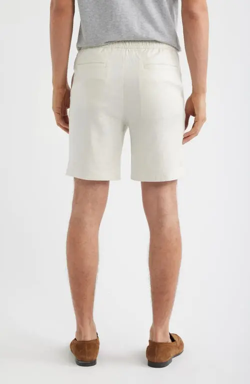 Bugatchi Aerolinen Linen Blend Shorts - Ivory