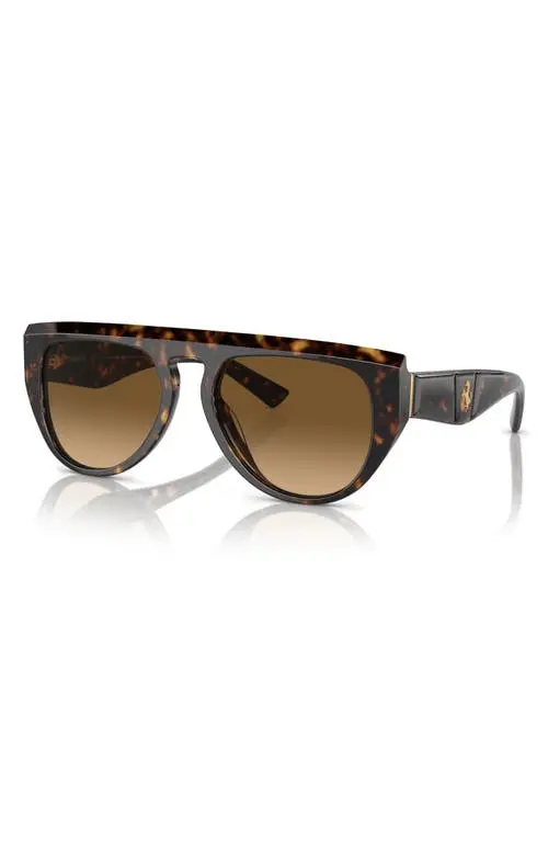 SCUDERIA FERRARI 56mm Polarized Sunglasses - Havana/polar Brown Gradient