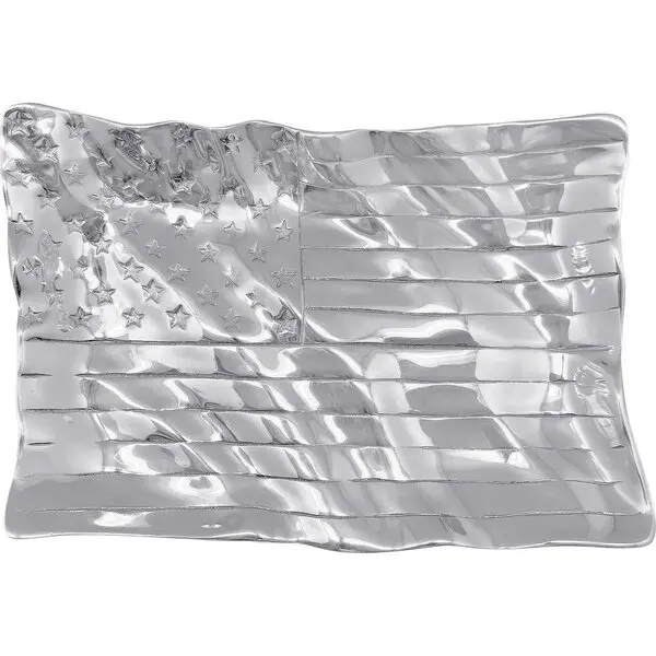MARIPOSA American Flag Medium Serving Tray