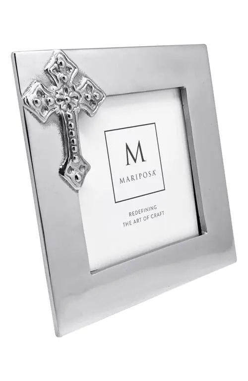 MARIPOSA Cross 4 X 4-inch Picture Frame