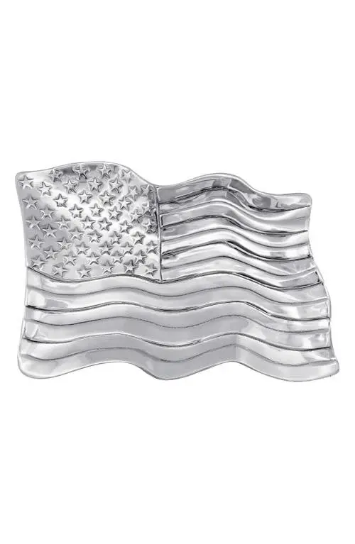 MARIPOSA American Flag Large Serving Tray