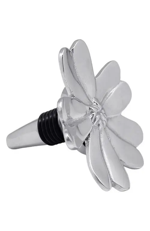 MARIPOSA Cosmos Flat Bottle Stopper - Silver
