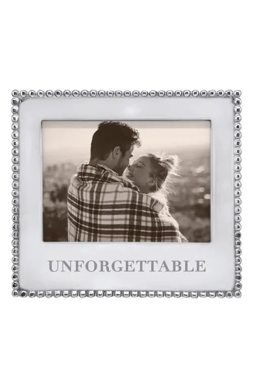 MARIPOSA Unforgettable 4 X 6-inch Picture Frame - Silver