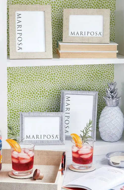 MARIPOSA Woven Texture 5 X 7-inch Picture Frame