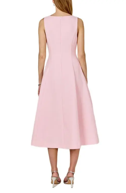 Endless Rose Sleeveless Tweed Midi Dress