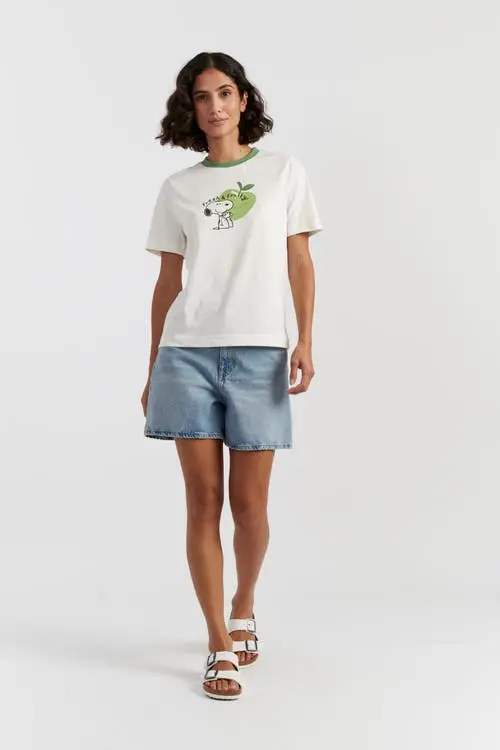 Chinti & Parker Snoopy Apple T-shirt