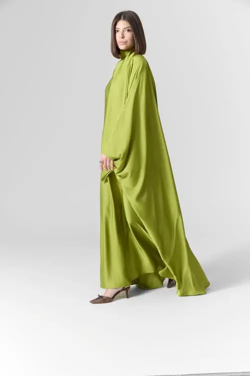 LE FAFO Luna Silk Scarf Kaftan