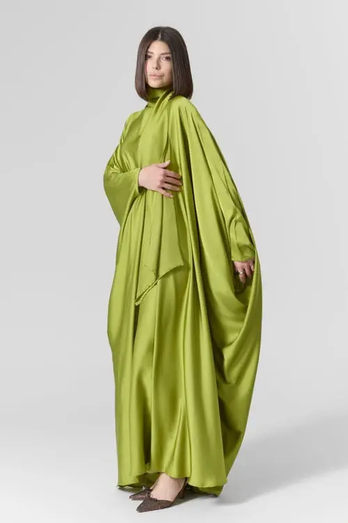 LE FAFO Luna Silk Scarf Kaftan