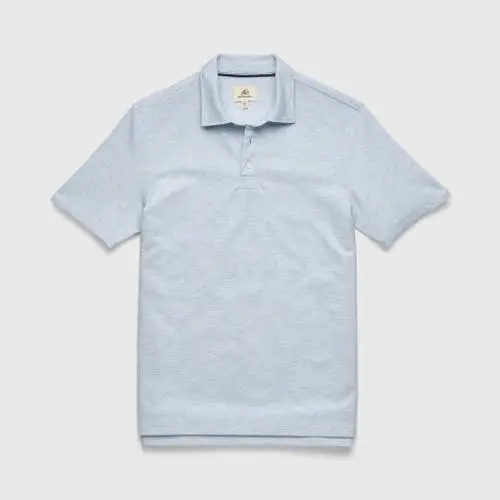 SURFSIDE SUPPLY CO. Ryan Pique Polo - Light Blue Heather